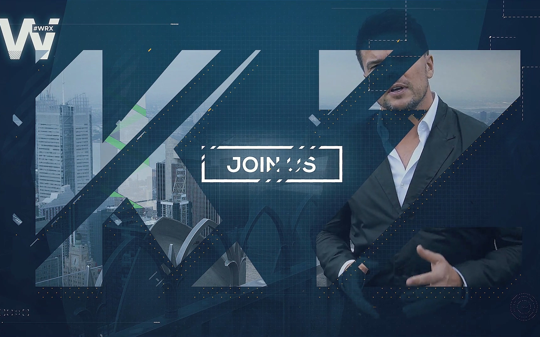 AE模板-文字蒙版效果的人物介绍视频模板