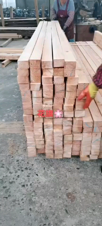 花旗松建筑木方加工厂,进口原木,价格从优
