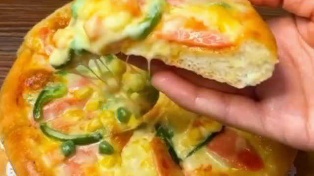 披萨的做法原来这么简单,学会就再也不用出去买了,好吃还省钱