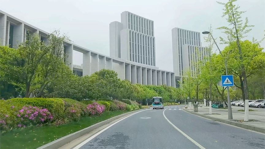 江苏省无锡市,傍晚5时,太湖新城,无锡经开区,滨湖区蠡湖新城