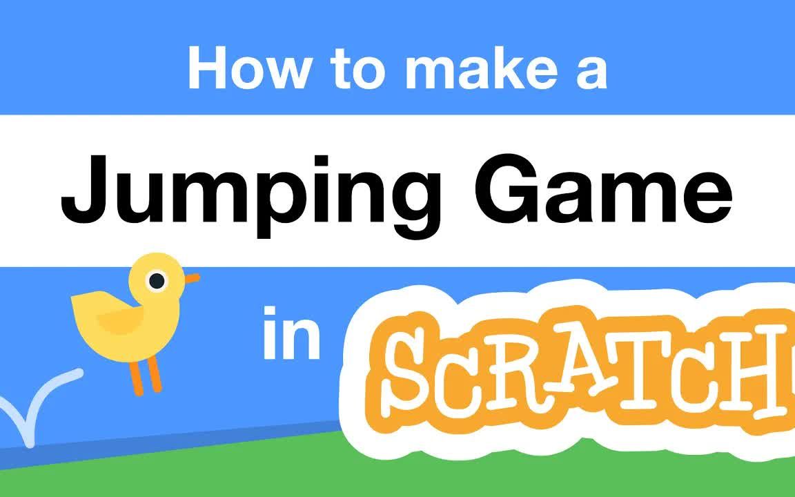 Zinnea老师|Scratch3快速入门教学(中英文)-9-跳跃游戏