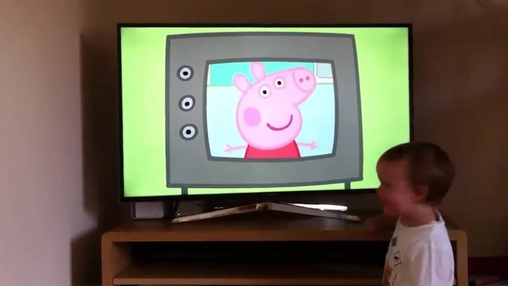 妈妈喊2岁宝宝多次,结果宝宝看动画片没听见,妈妈...