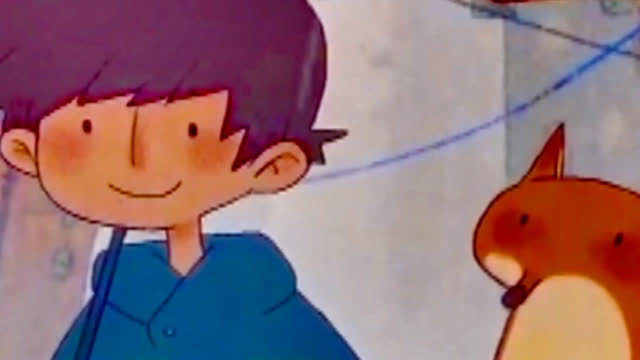 下雨天城市出现小狐狸,男孩给它借伞!治愈动画《再见雨天》