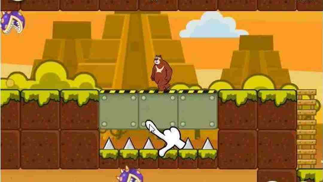 熊出没之丛林总动员#送熊大回家二45-46和食人花比速度 游戏