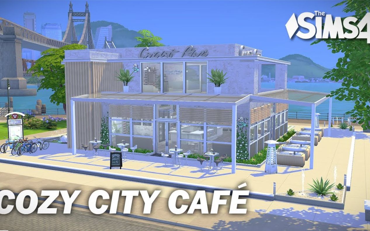 【模拟人生4|速建搬运|NOCC】一个现代咖啡店,可以开店啦~BY Lucy|...