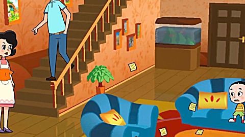 妈妈觉得贴便笺很方便,于是到处都贴满了,反而不方便了…