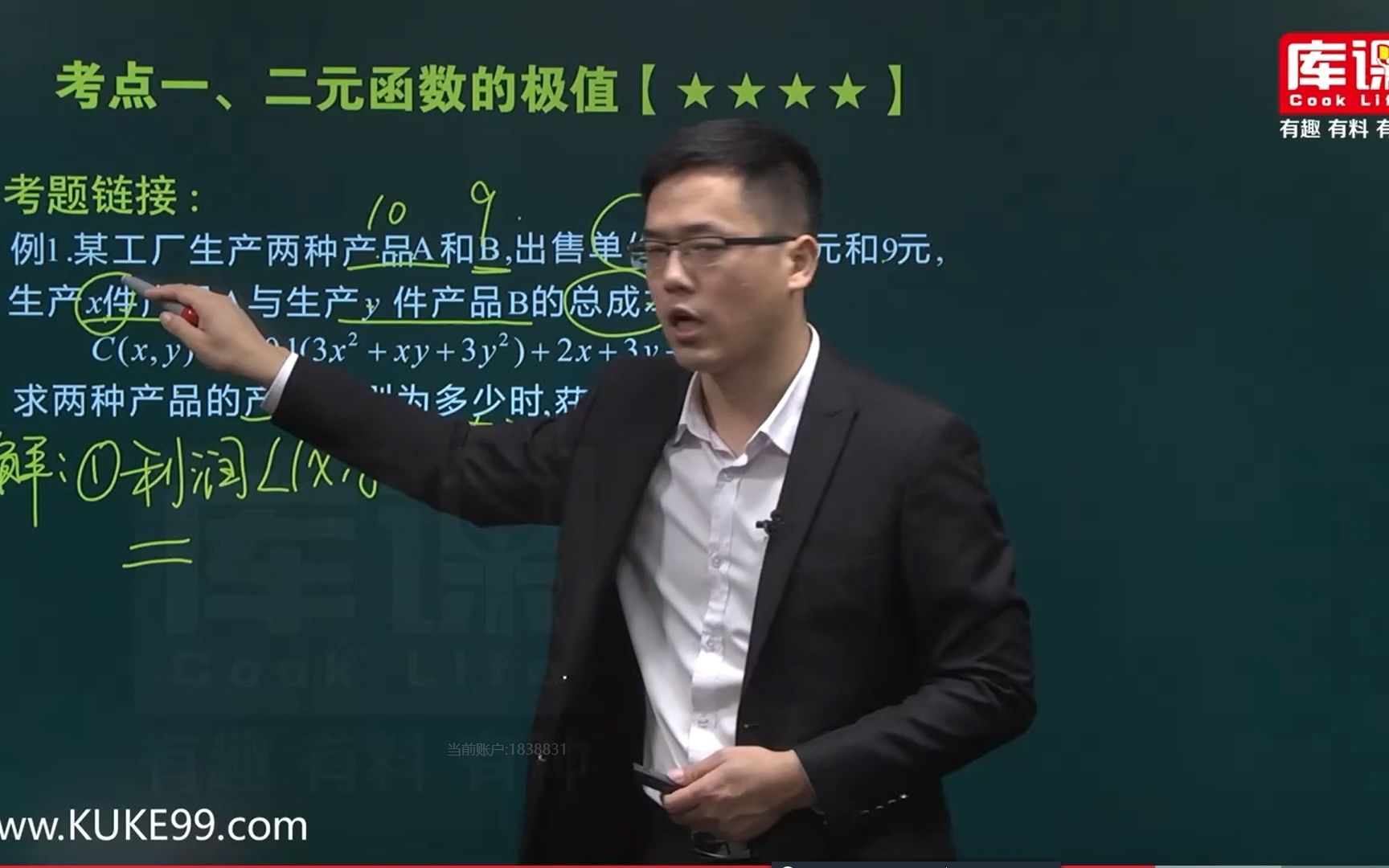 专升本数学:第六章:9多元函数的极值及应用--二元函数的极值 2