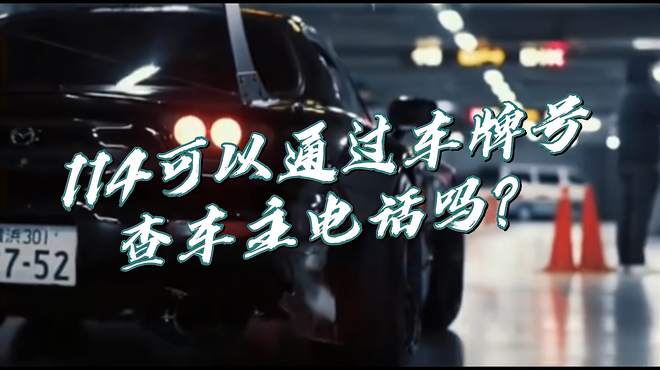 114可以通过车牌号查车主电话吗?