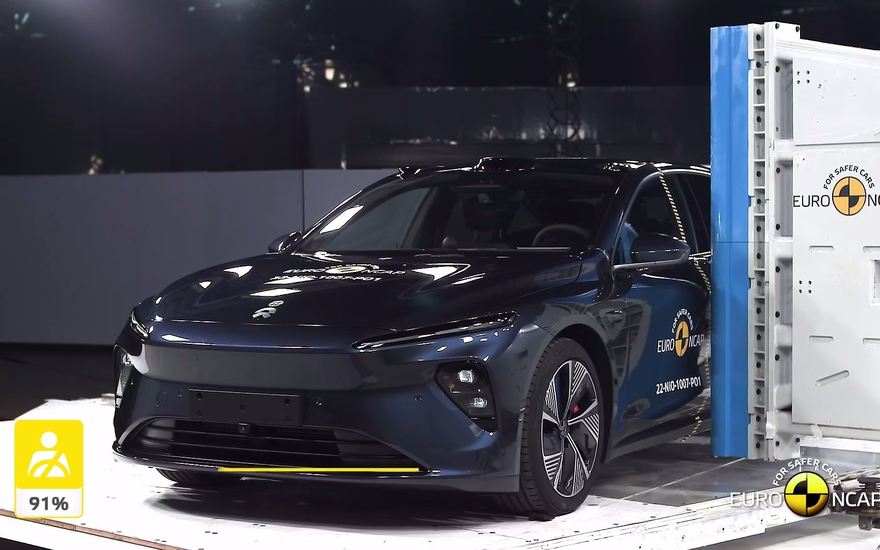 蔚来 ET7 2022 碰撞和安全测试●Euro NCAP