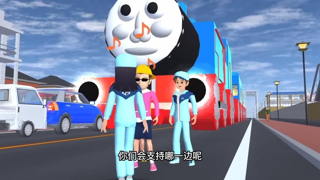 樱花校园模拟器:比比东将小舞变成八尺妖狐,可把千仞雪乐坏了!