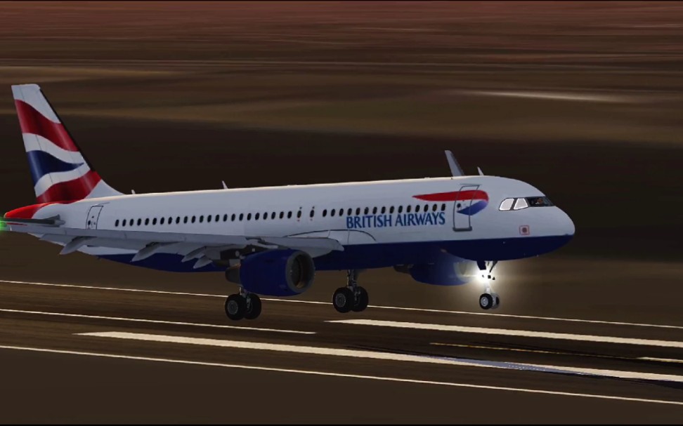 [模拟航空飞行2021] A320降落伦敦城市机场