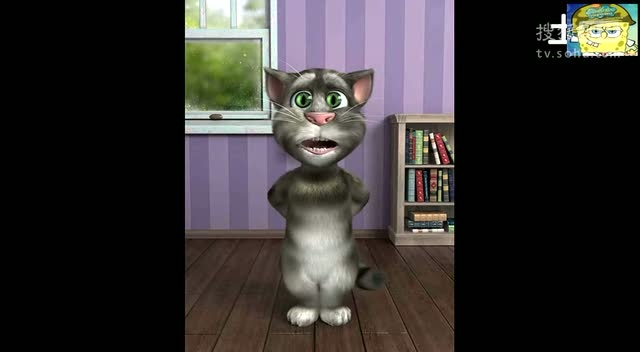 汤姆猫版让我们荡起双桨。阿哈哈自个儿唱的。后面破音好萌好搞笑...