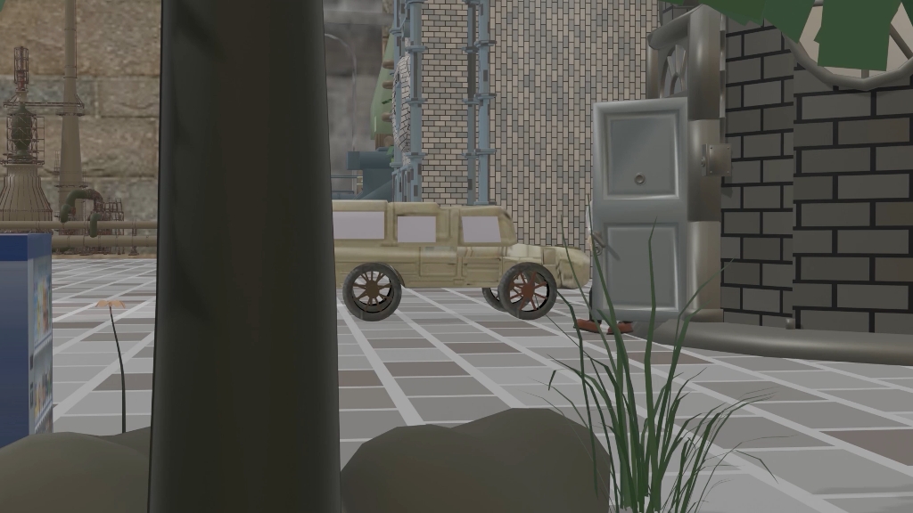 自学blender 的三维动画短片,专科毕设《一个齿轮的冒险故事》