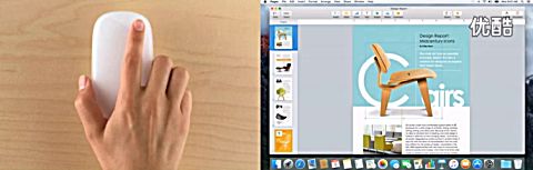 苹果新Magic Mouse2 鼠标演示:单指点击 随处都可点击或双击,整个...
