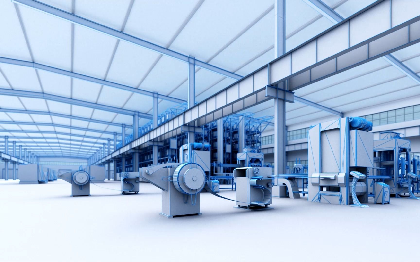 电饭煲内胆高速自动冲压线三维仿真动画展示