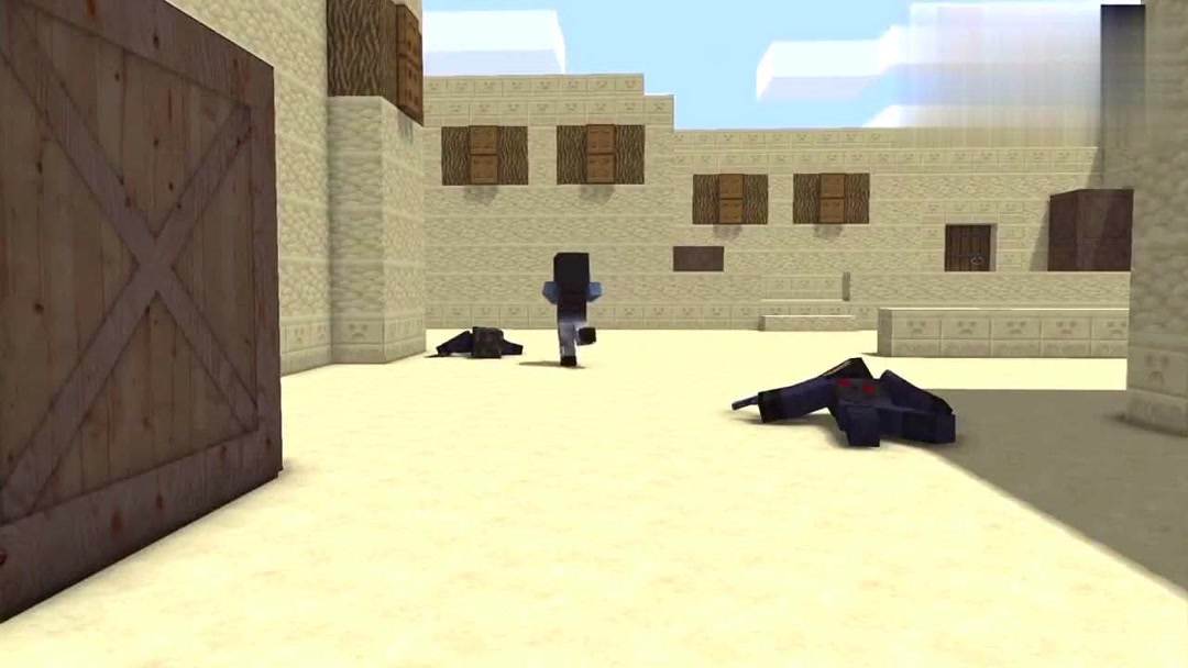 我的世界动画:假如CS乱入,那游戏的画风就成了这样!