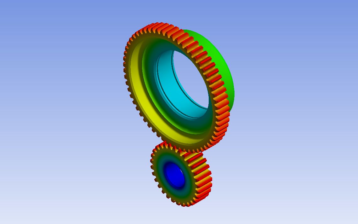 ansys workbench 直齿轮瞬态动力学分析