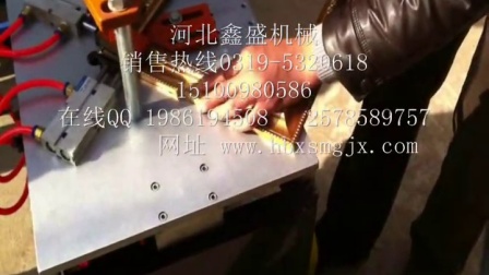 进口画框钉角机 油画框制作机器 画框切割机 (2)
