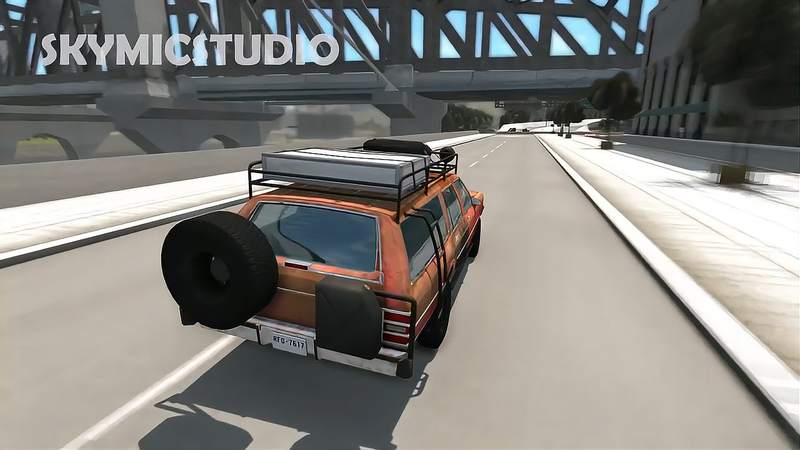 BeamNG车祸模拟器:大型车VS小车碰撞测试