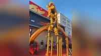门店开业看到精彩舞狮表演,广东醒狮真的太厉害了,台上掌声不断