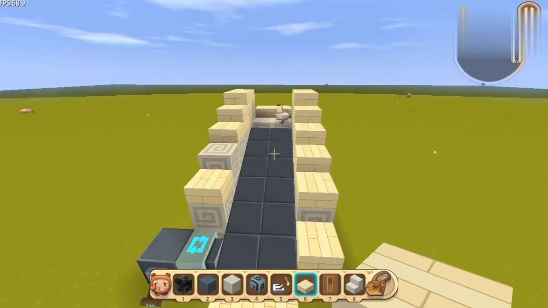 迷你世界:商场斜边智能电梯教程,将你带入空中之城