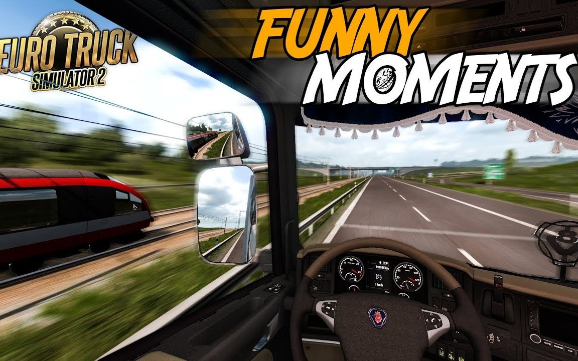 [欧洲卡车模拟2联机]逗逼脑残的车祸集锦 EP3(ETS2MP)