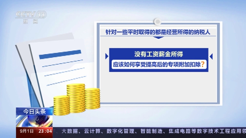 [24小时]个人所得税有关专项附加扣除标准提高 国家税务总局就具体...