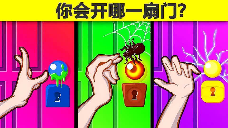 推理动画:必须打开一扇门,你会怎样选择?