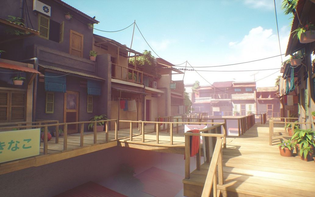 【Maya场景建模】毕业设计用Maya还原宫崎骏手下的动漫场景。