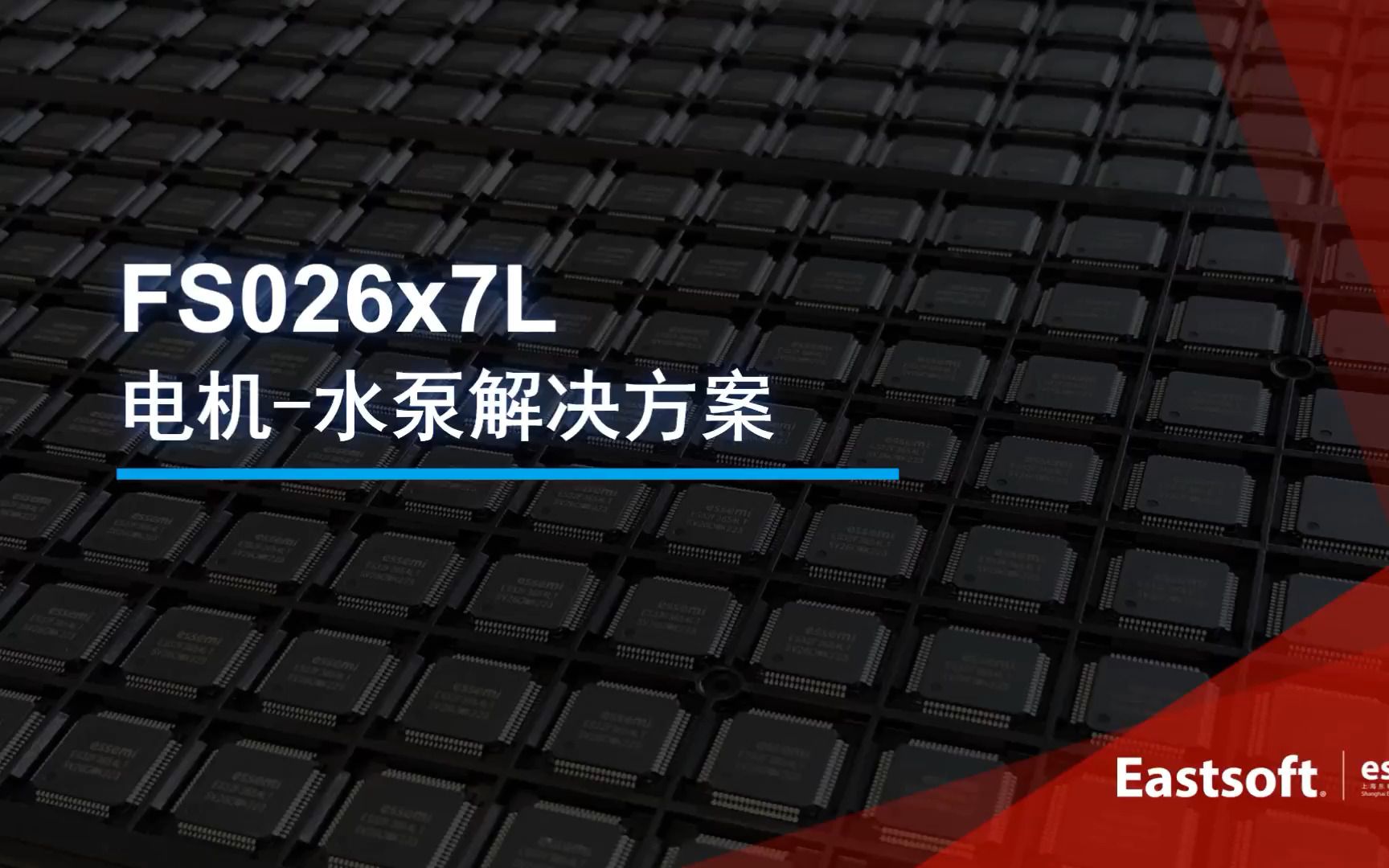 东软载波微电子水泵电机方案