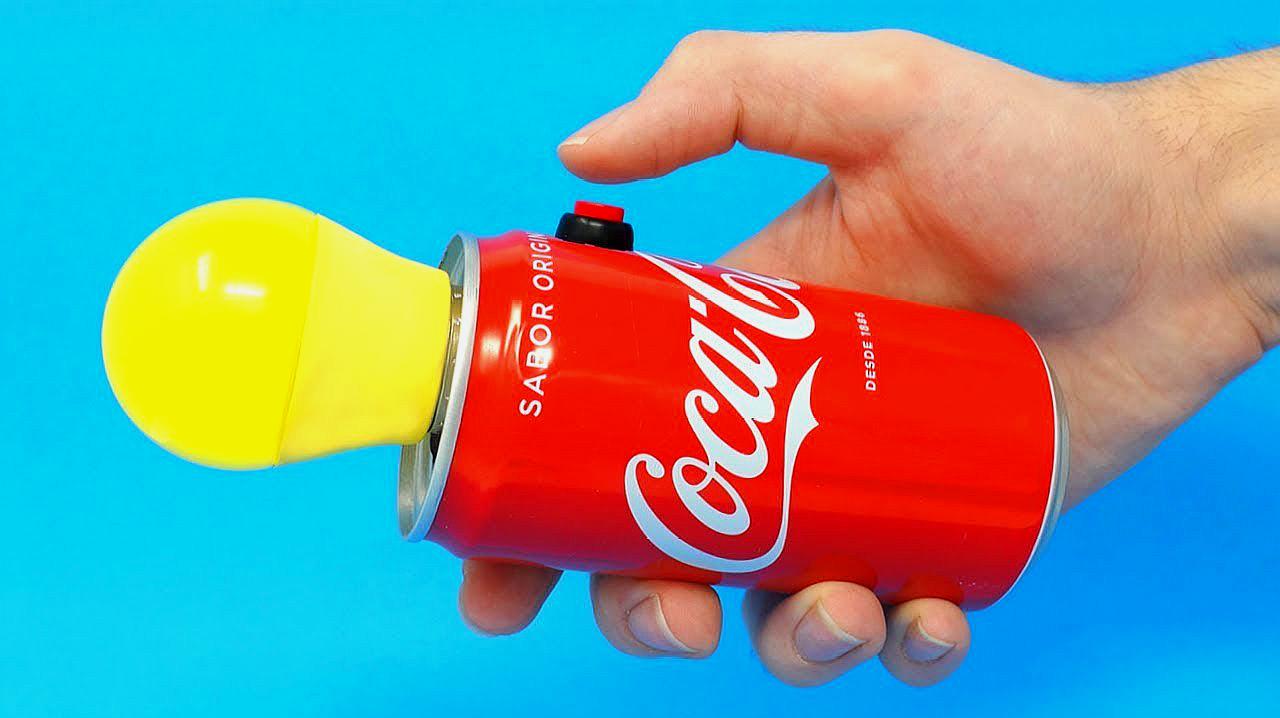 神器小发明,小伙用一只圆珠笔,自制一个弹珠小气枪!