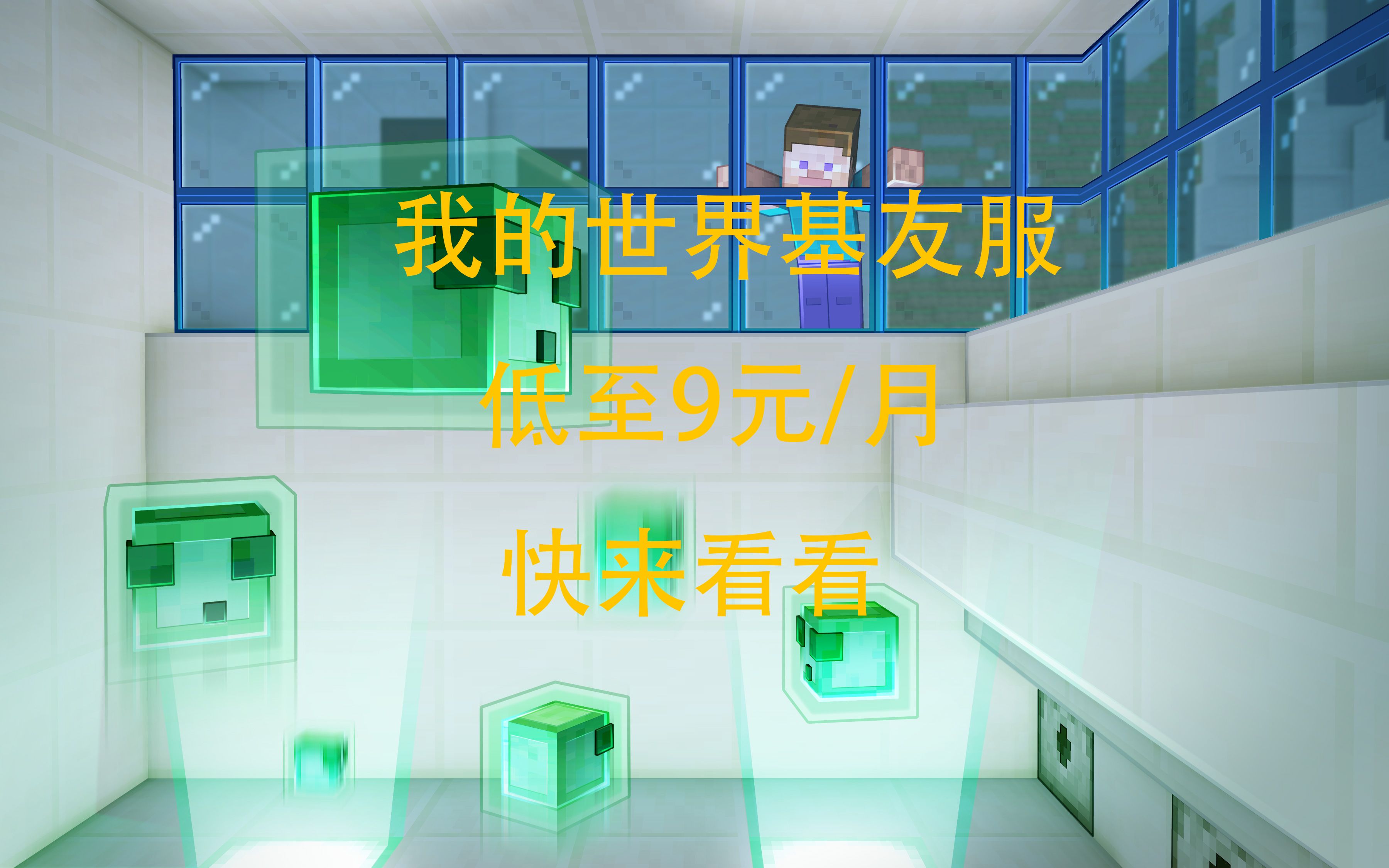 [我的世界服务器]UP主教你开低至9元/月的基友服