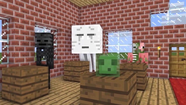 我的世界MC动画,怪物学校斗殴之星挑战