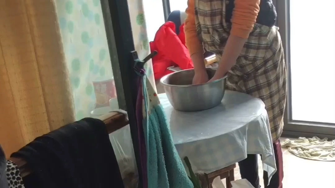 四年级的寒假劳动生活～跟着奶奶包饺子