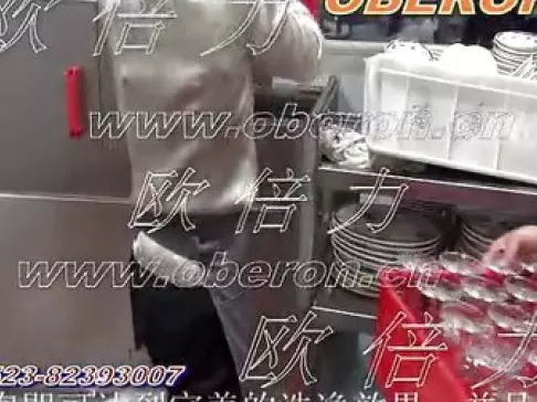 超便捷超好用的大型餐具消毒公司全功能全自动洗碗机流水线