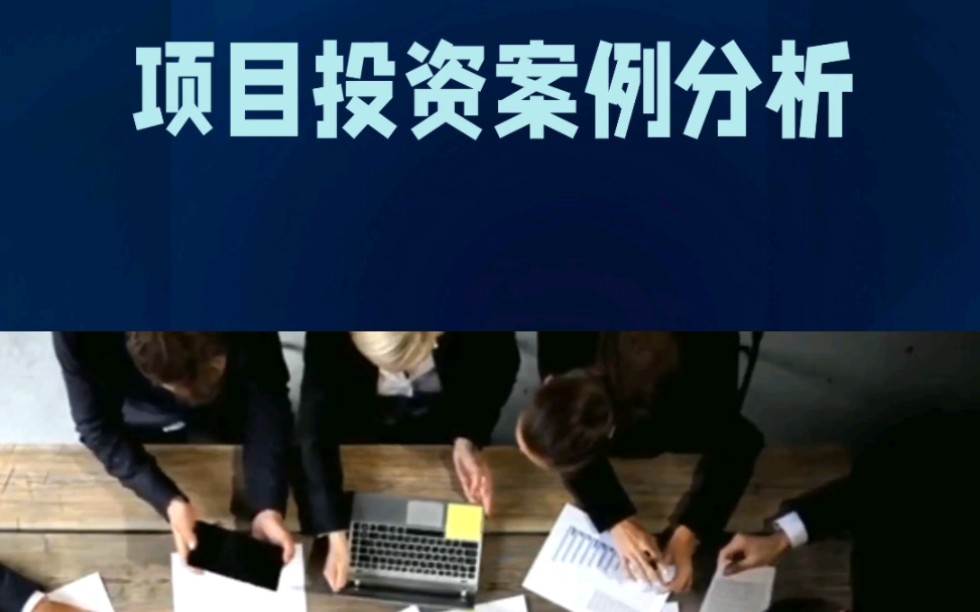 怎样做项目投资的案例分析