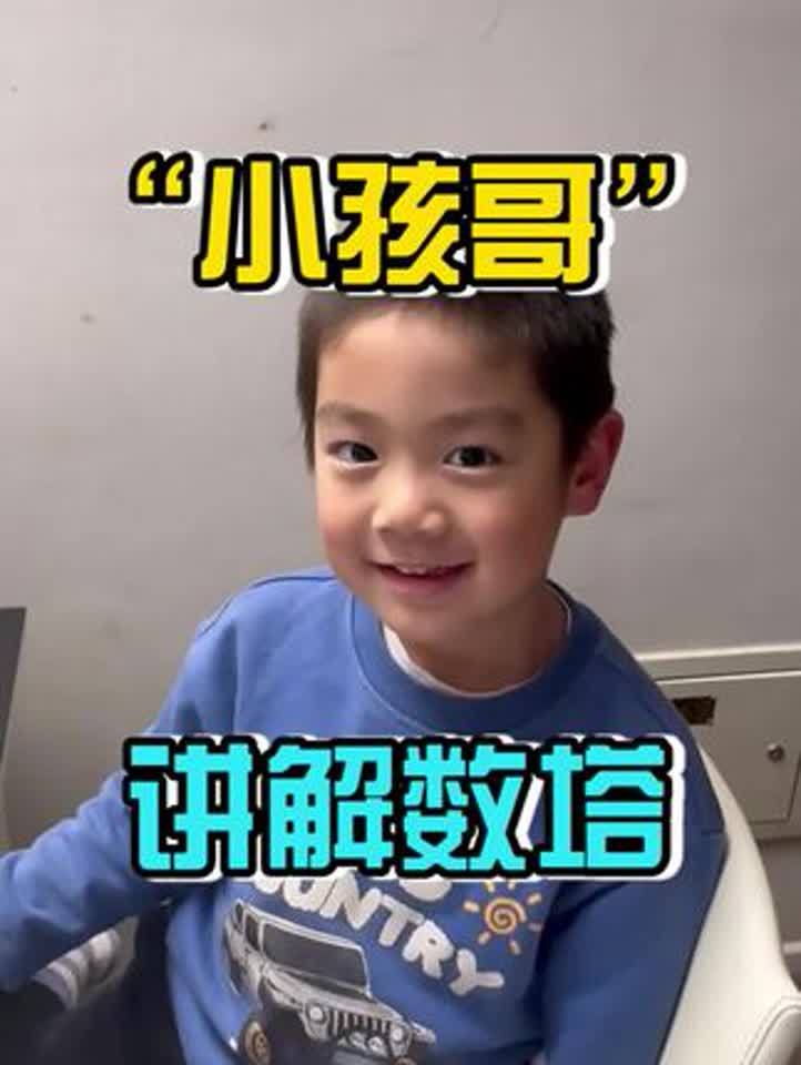 上幼儿园大班的毛笋,3秒讲清楚 复杂数塔问题#思维训练 #启蒙早教