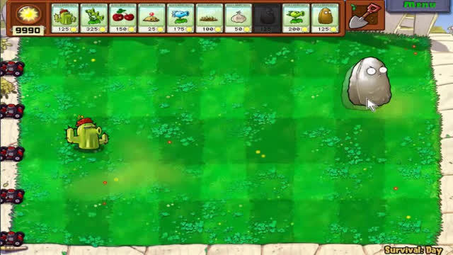 植物大战僵尸单机修改版:无敌的仙人掌