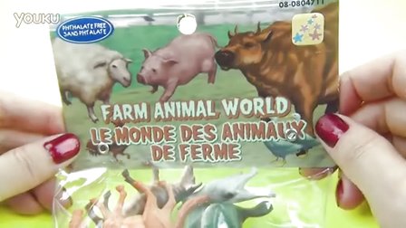 农场动物世界3D模型 认识动物 双语动物名称