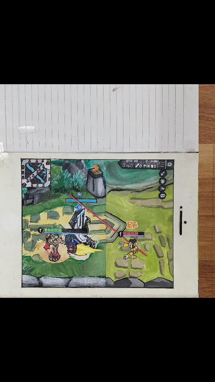 你永远也想不到你的队友在拿什么跟你打王者 #定格动画 #王者 #手绘