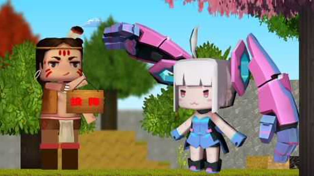 迷你世界动画75集:幻音狠狠教训了卡卡,卡卡只能举牌投降