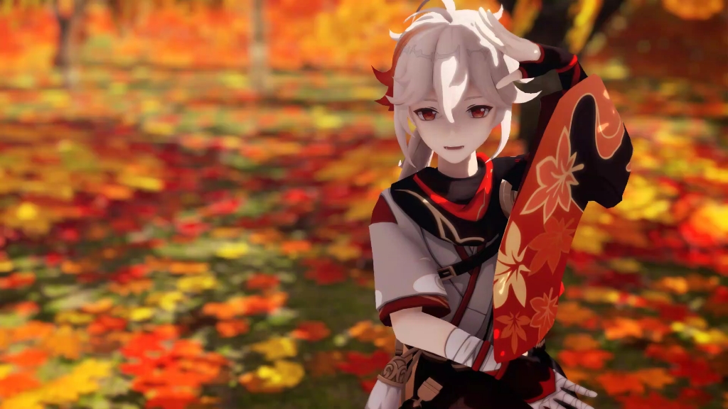 【原神mmd/枫原万叶】万叶的《爱你》!