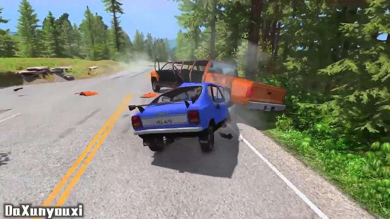 车祸模拟器:时速两百码发生事故,有点严重啊!