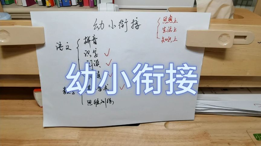 幼小衔接要做好三类准备,听城妈细细道来