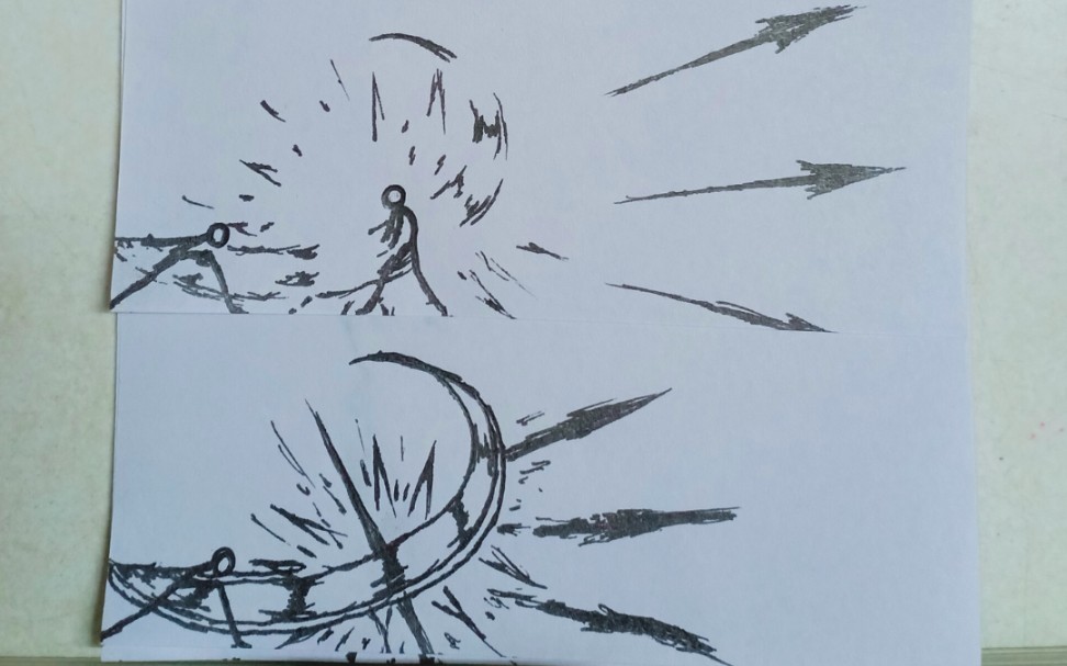 ★火柴人手翻页★大号分解图