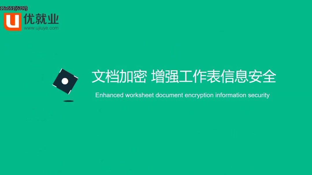 71.文档加密 增强工作表信息安全