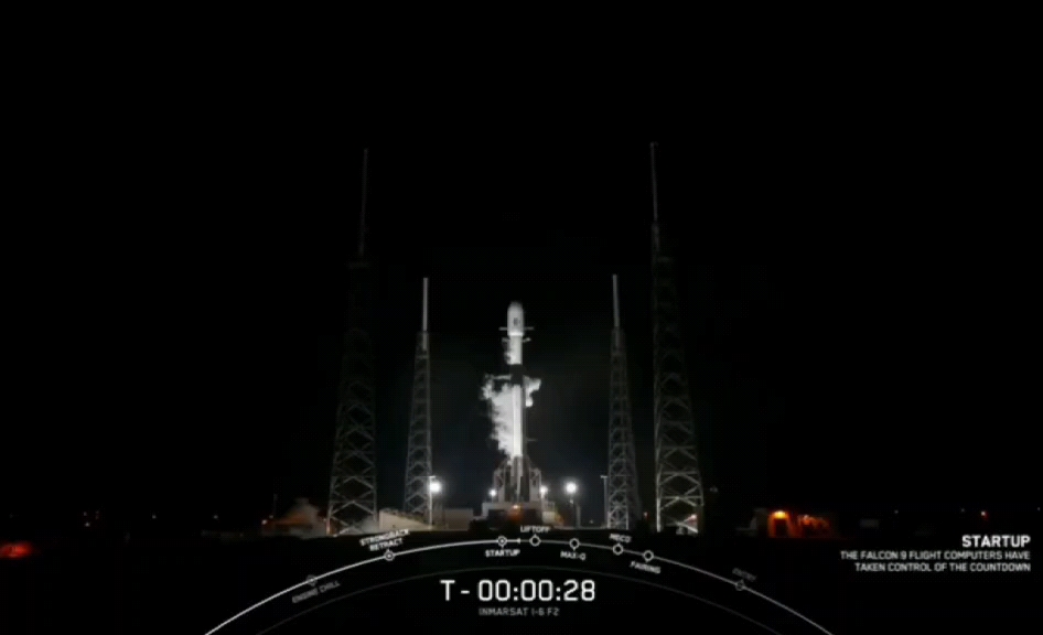 2.18 SpaceX利用猎鹰九号发射Immarsat I-6 F-2卫星