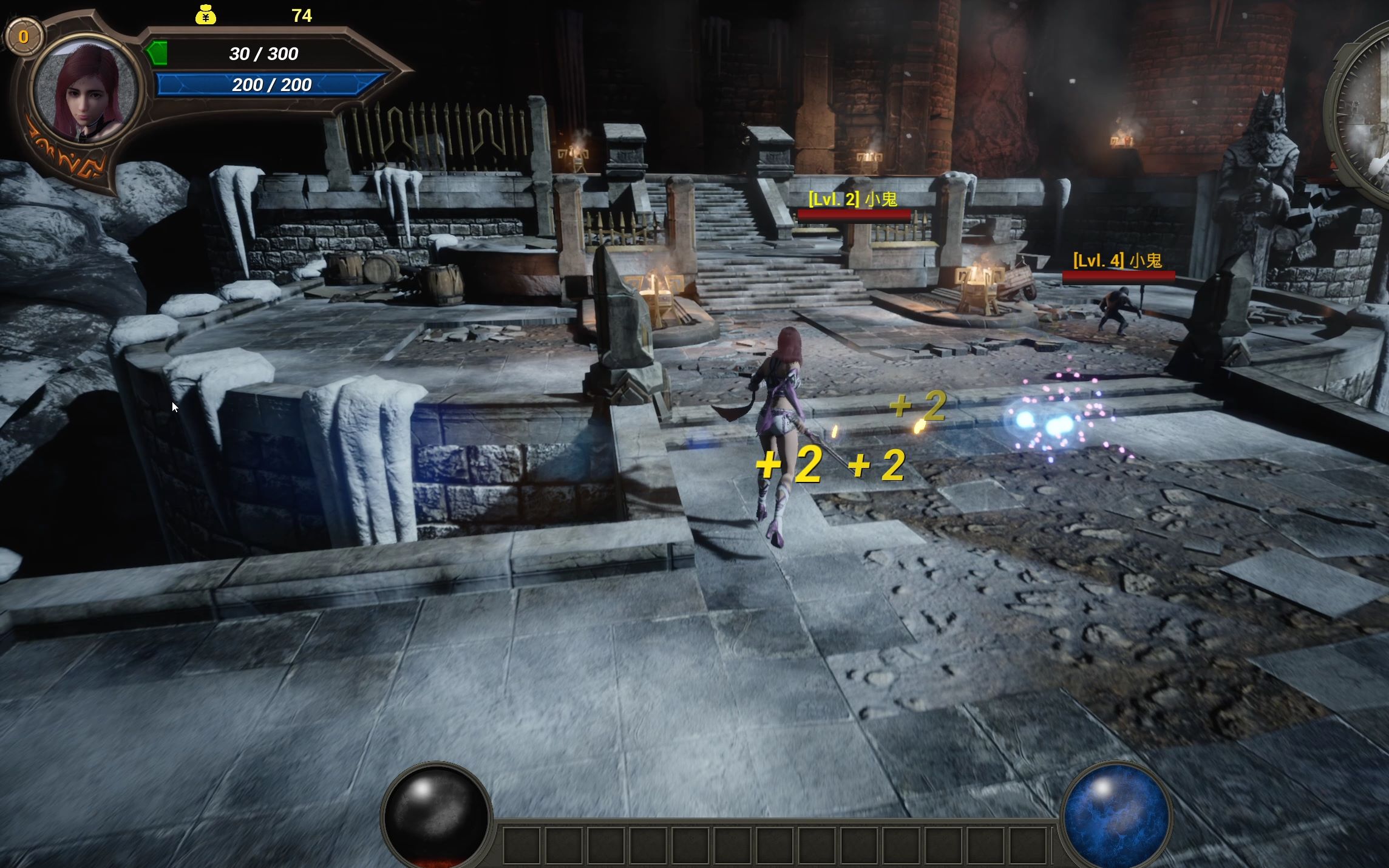 UE4-RPG游戏开发第12节,制作简单的粒子特效,获得经验金币,重生...