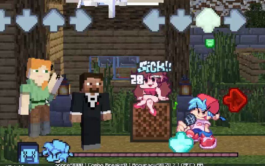 FNF优质较强mod:Vs 我的世界史蒂夫