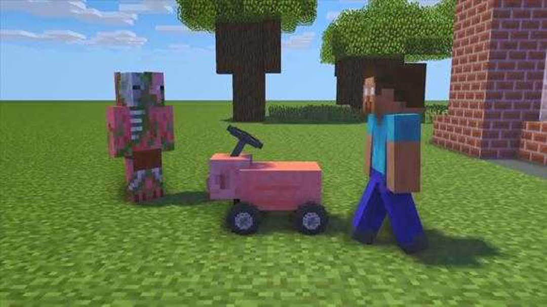 我的世界怪物学院:怪物们造车大比赛,凋零直接超跑登场!